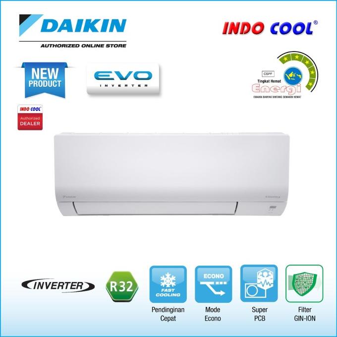 Jual Trend Ac Daikin Evo Inverter 1Pk 1 Pk Ftkf25 Original | Shopee ...