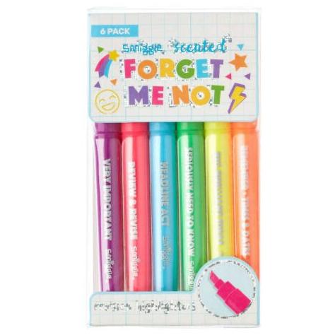 Jual New Smiggle Forget Me Not Highlighters 6 Pack Revision Neon ...