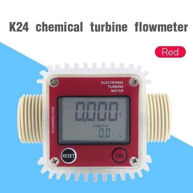Jual Turbine Digital Flow Meter K24 Fuel Diesel K-24 Water Chemical K ...