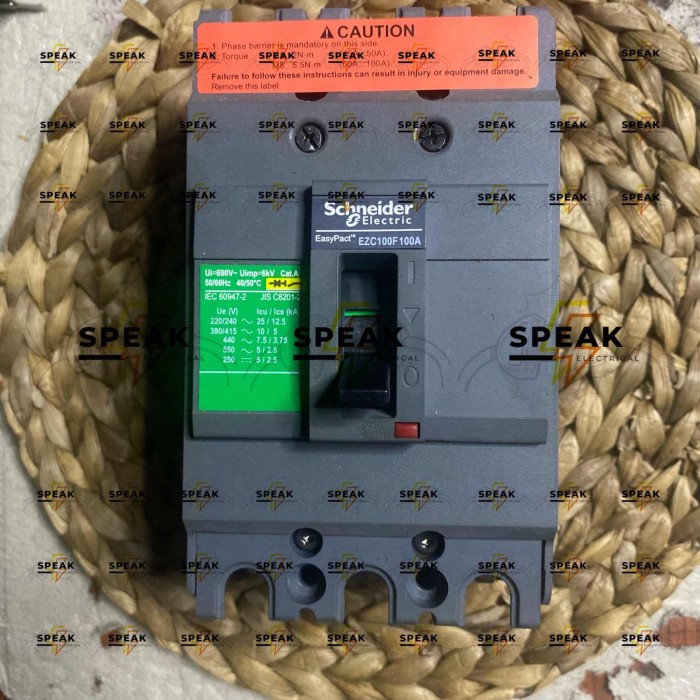 Jual [New Ori] Mccb Schneider Ezc100F 100 Ampere 3Phase 5Ka Original Limited | Shopee Indonesia