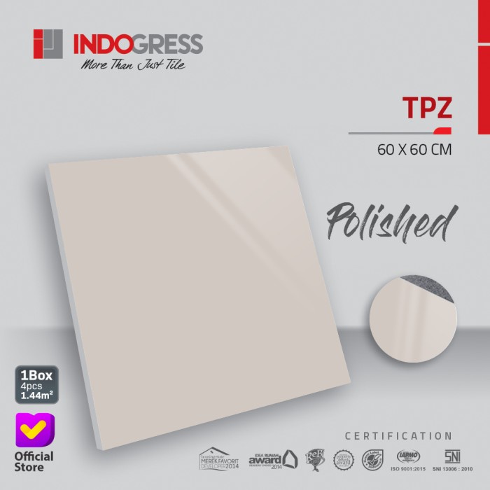 Jual INDOGRESS 1ST GRADE - GRANITE TILE TPZ - 60X60 - POLISHED | Shopee ...