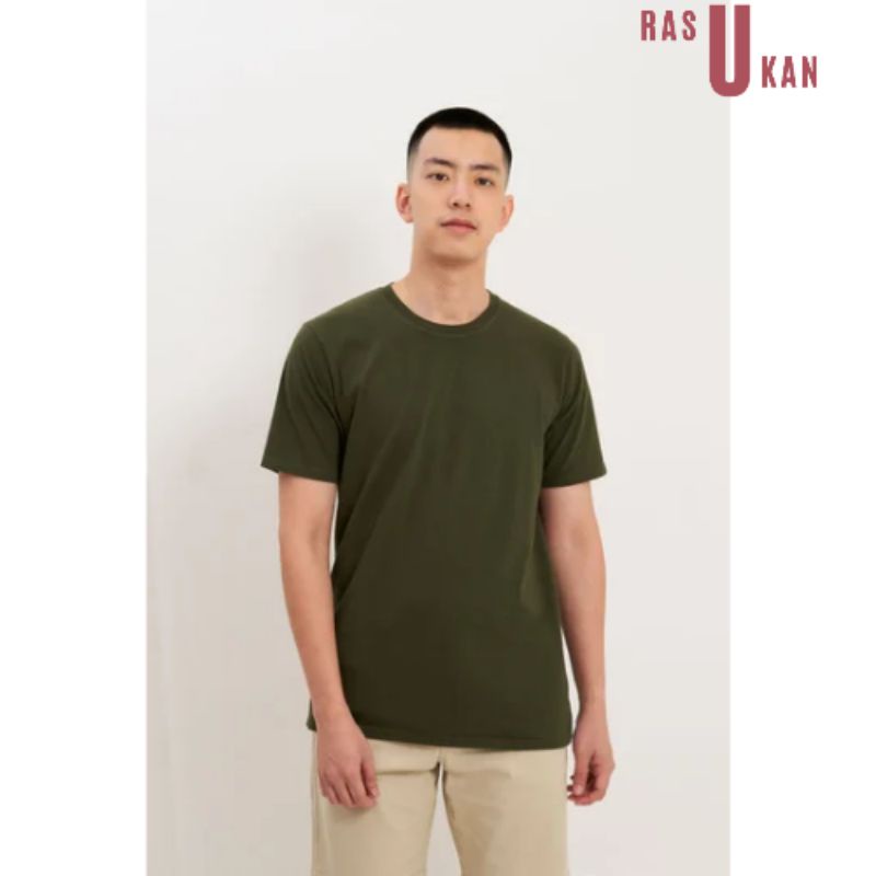 Jual RASUKAN - KAOS POLOS WARNA ARMY | Shopee Indonesia