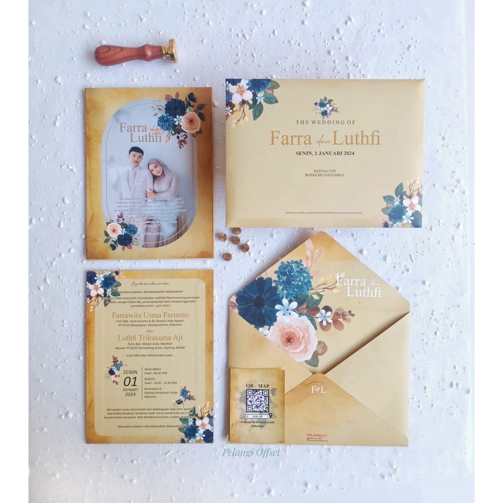 Jual UNDANGAN HARDCOVER AMPLOP PREMIUM | UNDANGAN NIKAH AESTETHIC ...