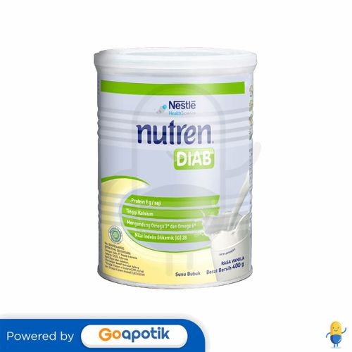 Jual Nutren Diab Susu Penyandang Diabetes 400 Gram Kaleng | Shopee ...