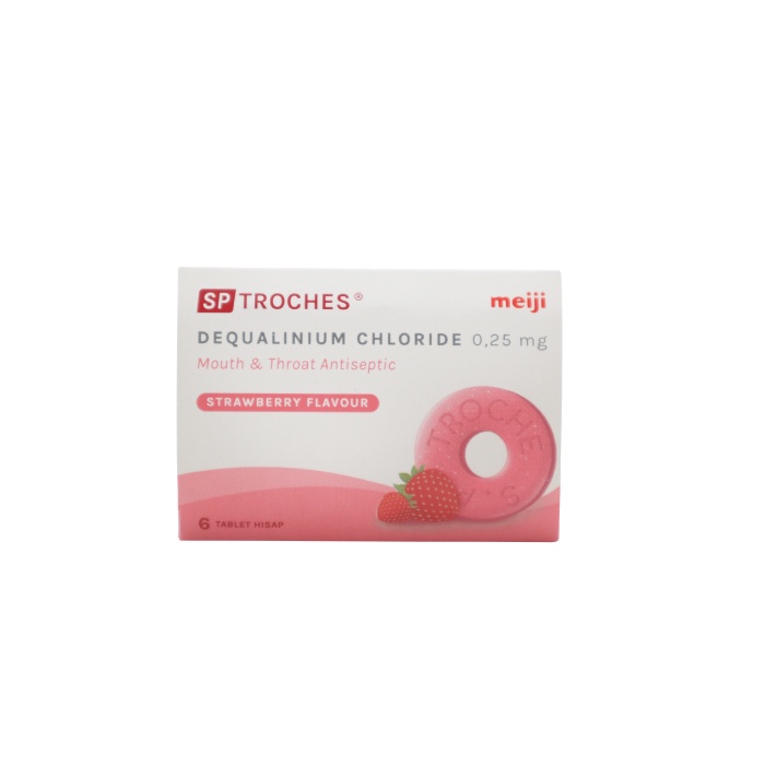 Jual Sp Troches Strawberry Strip 6 Tablet | Shopee Indonesia