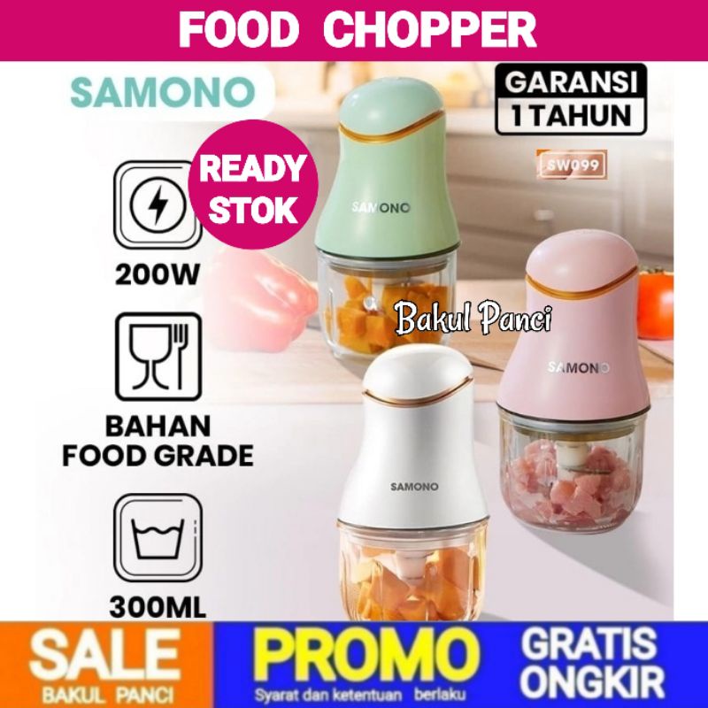 Jual SAMONO FOOD CHOPPER SW-099 - FOOD PROCESSOR - BLENDER PEMOTONG ...