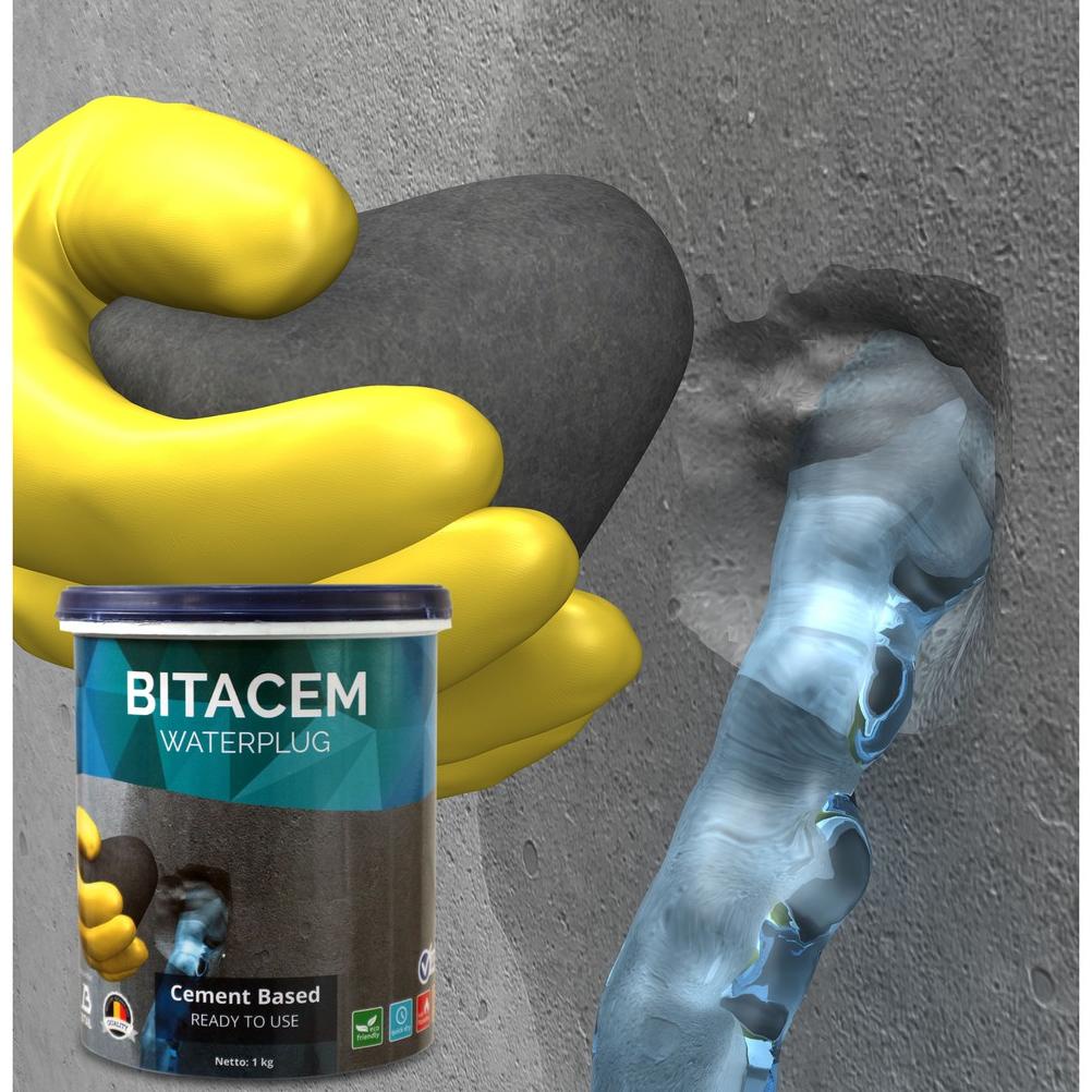 Jual Limited - penyumbat kebocoran atasi bocor - Bitacem waterplug 1kg ...