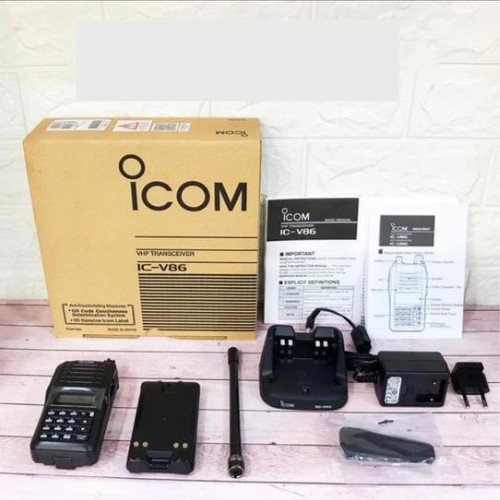 Jual Ht Icom V86 Original Ht Icom V86 Vhf 7 Watt (Garansi 1 Tahun) | Shopee Indonesia