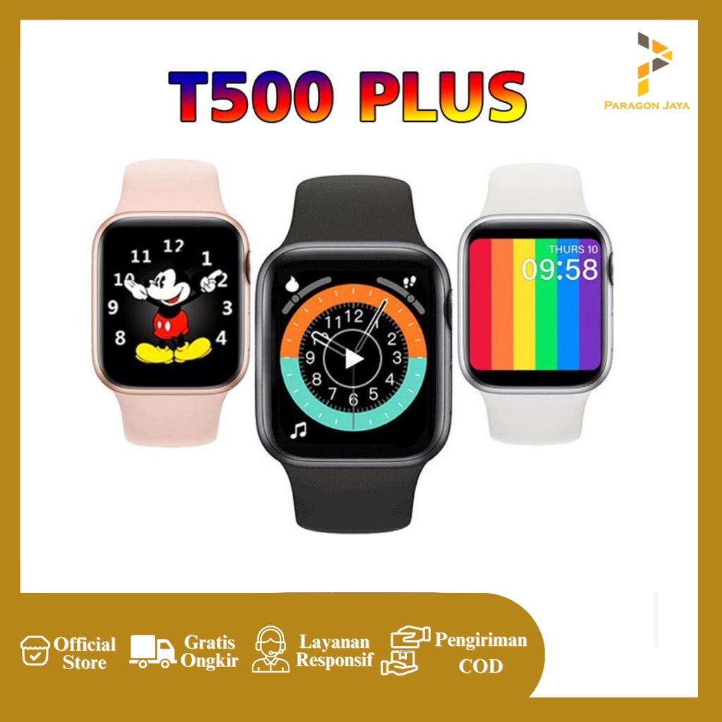 Jual Smartwatch T500 Plus Smart Watch T500+ Hiwatch series 6 Jam Tangan | Shopee Indonesia