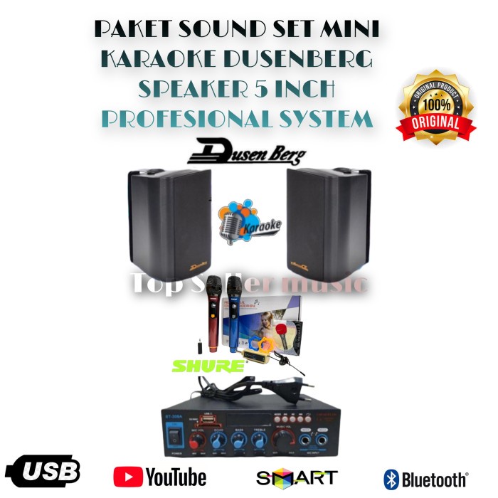 Jual Paket Sound Karaoke Dusenberg X1 Karaoke Set Smart Tv Youtube ...