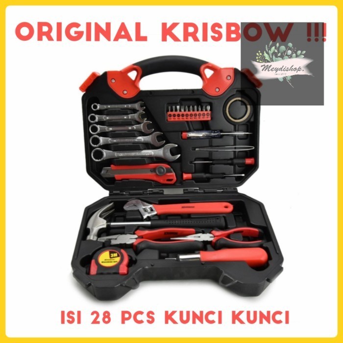 Jual Original Krisbow - Tool Kit Set 28 Pcs / Hand Tools - Original ...