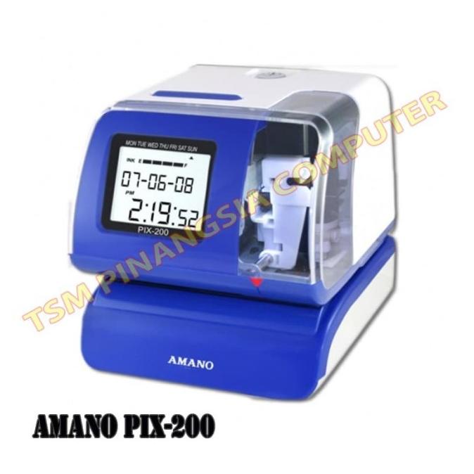 Jual Mesin Absen Amano Pix-200 Electronic Time Stamp Amano Time Clock ...