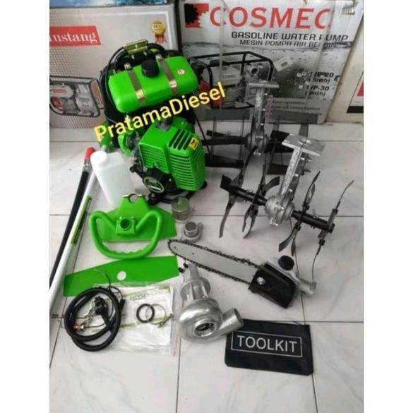 Jual Paket(5In1)Mesin Potong Rumput Ryu 2Tak+(2 Cultivator Bajak ...