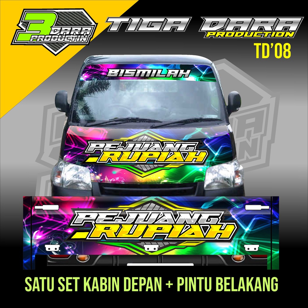 Jual STIKER DECAL KABIN GRANDMAX STIKER KACA, STIKER PINTU BELAKANG ...