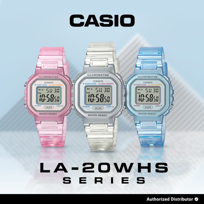 Jual Casio Pop Series Jam Tangan Wanita Original LA-20WHS Digital | Shopee Indonesia