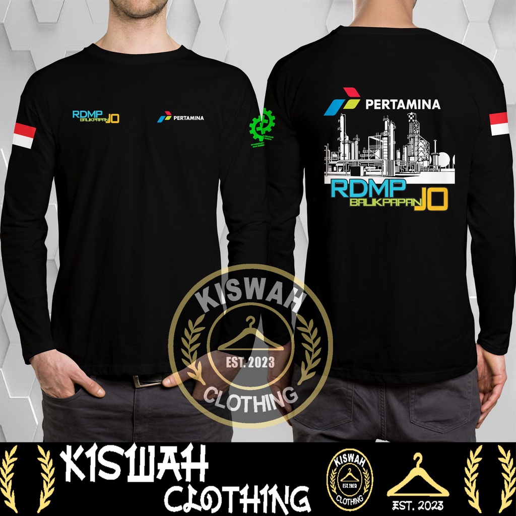 Jual Kaos Tshirt RDMP Balikpapan JO Kilang Minyak Pertamina Lengan ...
