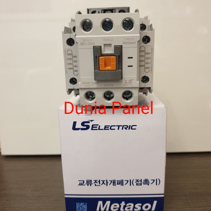 Jual Original Magnetic Contactor/Kontaktor 3 Pole 220Vac Metasol Ls Mc ...