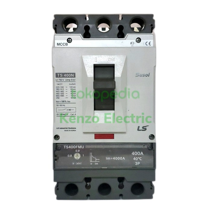 Jual Original Mccb 3P 400A 65Ka Ts400N Susol Ls Electric Bisa Sameday | Shopee Indonesia