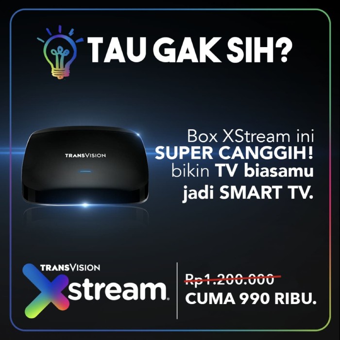 Jual Ori Transvision Xstream Diskon | Shopee Indonesia