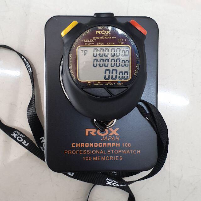 Jual mit STOP WATCH MERK ROX ORIGINAL 30,60 DAN 100 MEMORY PROFESIONAL ...