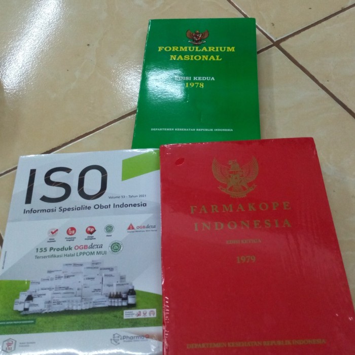 Jual Promo Buku Farmasi Iso Formularium Nasional Farmakope Indonesia Edisi 3 Toga Terbaru ...