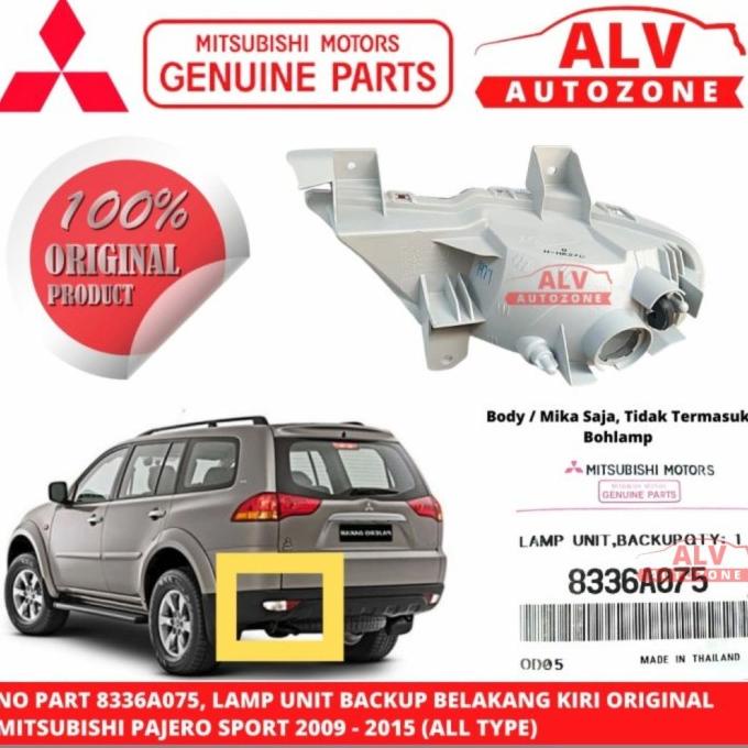 Jual Lampu Reflektor Bumper Belakang Kiri Pajero Sport Original ...