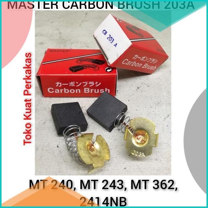 Jual MASTER cb 203 arang carbon brush gerinda tangan Makita 2414NB ...