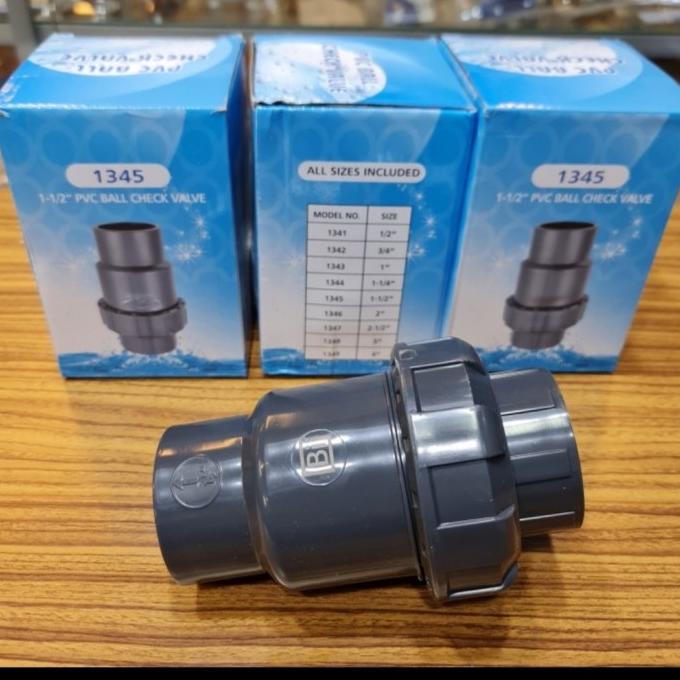 Jual Ball Check Valve Pvc / Check Valve Model Bola Single True Union 2 ...