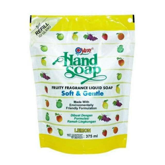 Jual Yuri Hand Soap Lemon Ref 375Ml | Shopee Indonesia