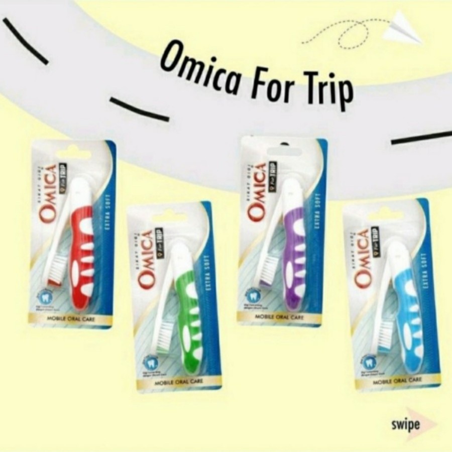 Jual Omica Toothbrush For Trip Sikat Gigi | Shopee Indonesia