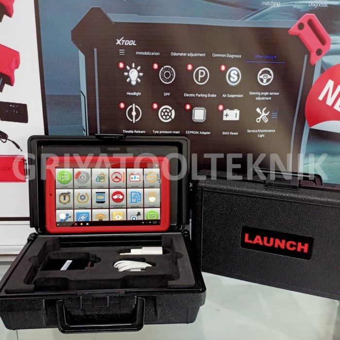 Jual [Baru] Paket Koper Scanner Mobil Launch X431 Diagun Iv Adapter ...