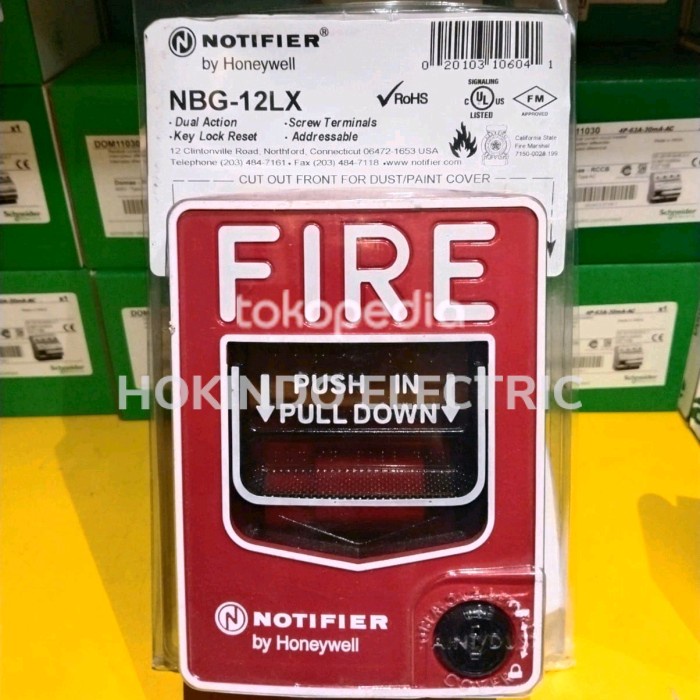 Jual Baru Notifier Nbg-12Lx Addressable Manual Pull Station By Honeywell Ori Terbatas | Shopee ...