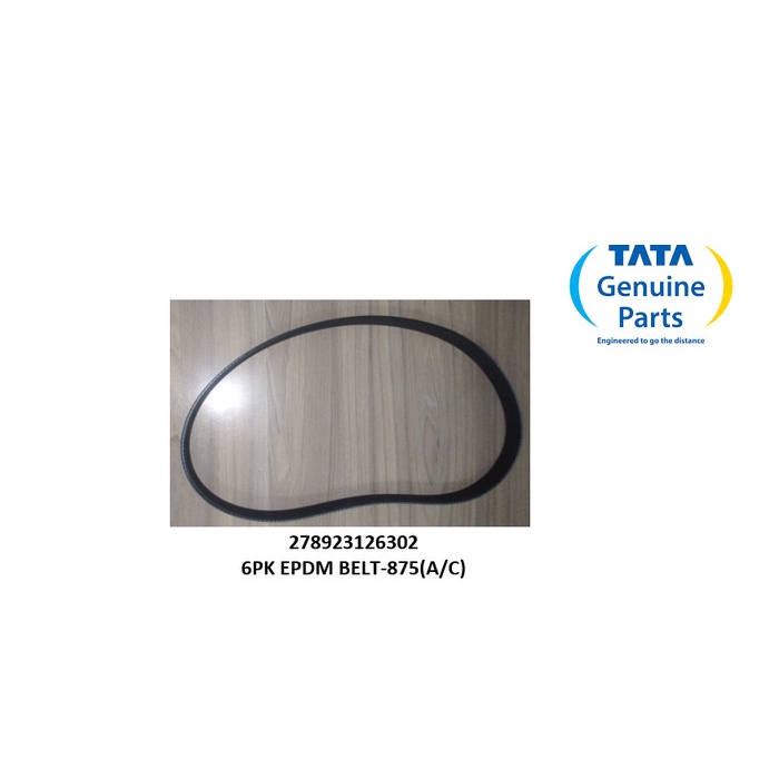 Jual TATA MOTORS ARIA 6PK EPDM BELT-875(A/C) 278923126302 ORIGINAL | Shopee Indonesia