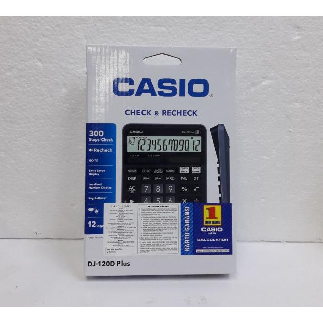 Jual CASIO CALCULATOR DJ-120 D | Shopee Indonesia