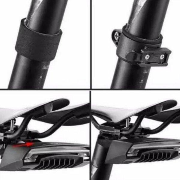 Jual Rockbros Lampu Sepeda LED Smart Laser Remote Wireless Sein Hazard ...