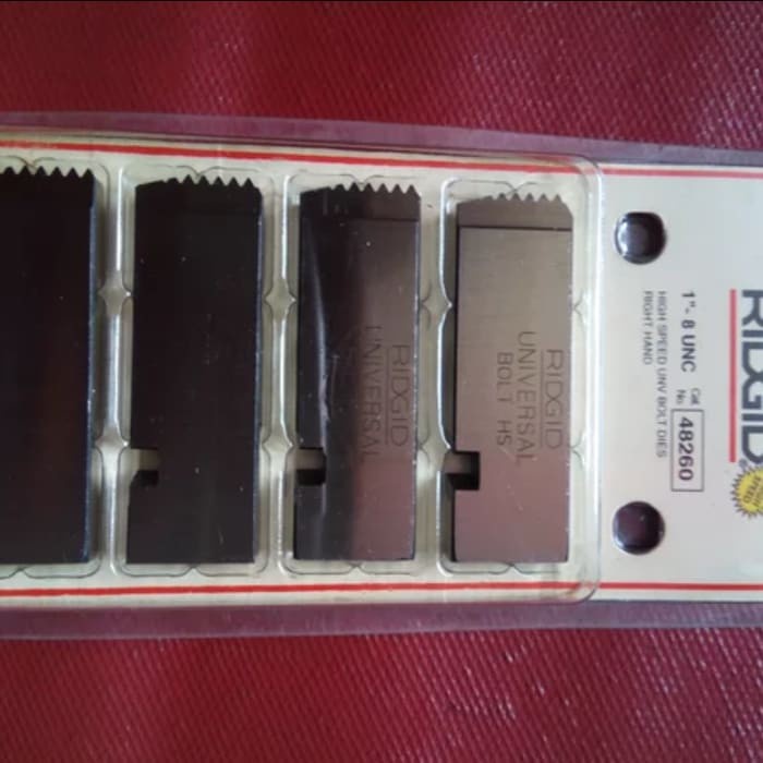 Jual New Mata Snai Drat Baut Set Ridgid 48260 Ukuran 1 - 38 Unc Mata ...