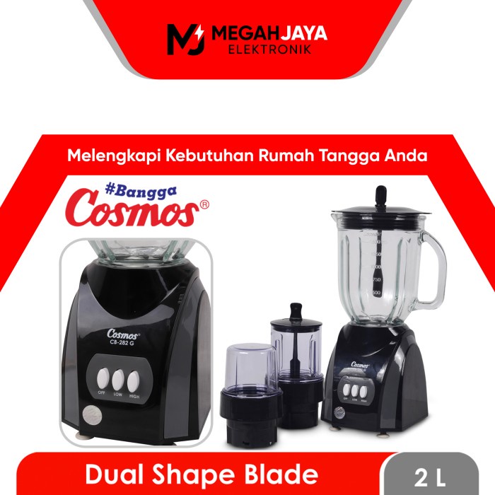 Jual COSMOS BLENDER CB282G / CB-282G / CB 282G (KACA / 2 LITER ...