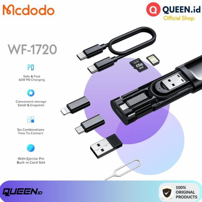 Jual Best Sales Mcdodo Wf-1720 Sto Box Digital Travel Kit Kabel Pd ...