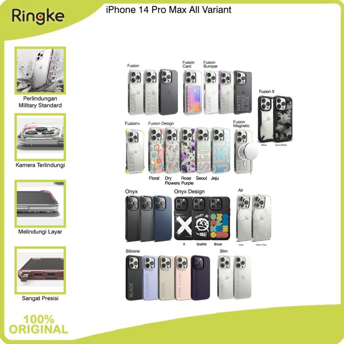 Jual Ringke iPhone 14 Pro Max Casing Magsafe Tipis Softcase Crack ...