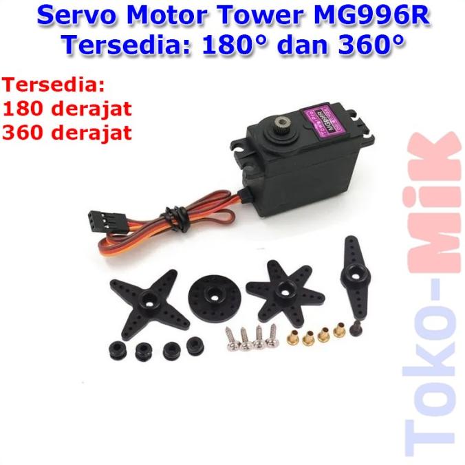 Jual TOWER PRO MG996R TOWERPRO MG-996R METALGEAR SERVO MOTOR | Shopee ...