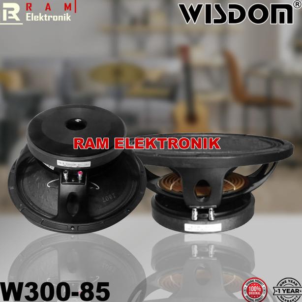 Jual Komponen Speaker 12 Inch Wisdom W300-85 / W30085 Original Kualitas ...
