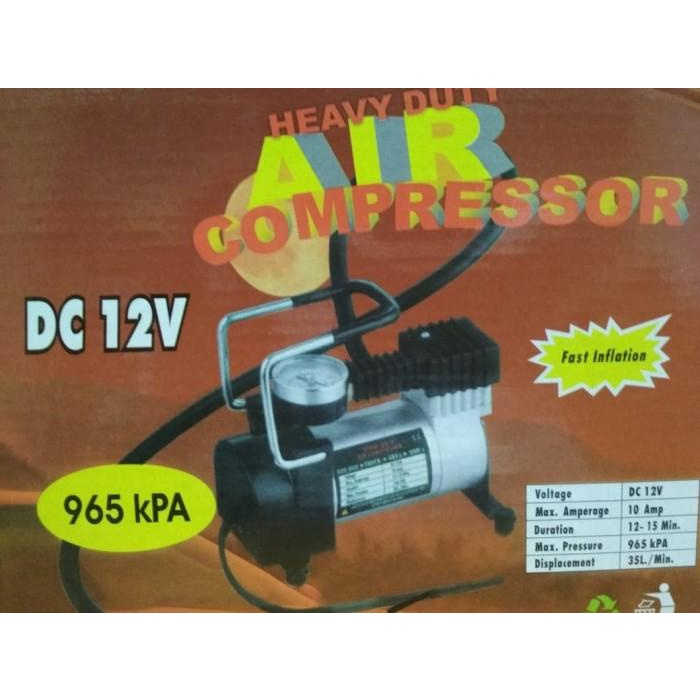 Jual Kompresor Pompa Angin Ban Mobil Heavy Duty Air Compressor | Shopee ...