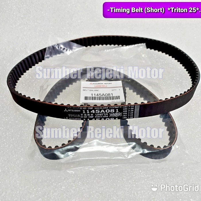 Jual Timing Belt Pendek Triton 2.5 Cc 2500 Cc/Pajero Kode Hm147 ...