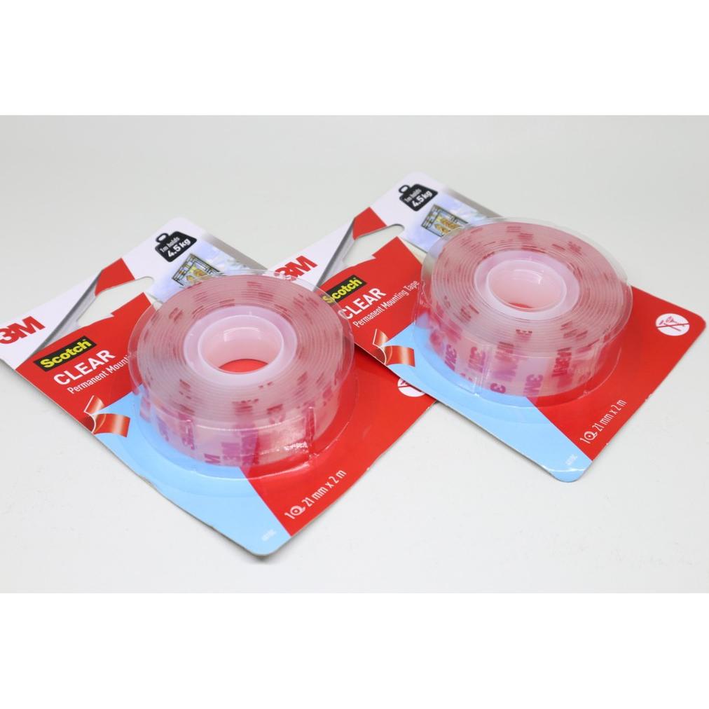 Jual Kekinian - 3M Scotch Double Tape VHB Mounting Transparan Bening 4010C ,. | Shopee Indonesia