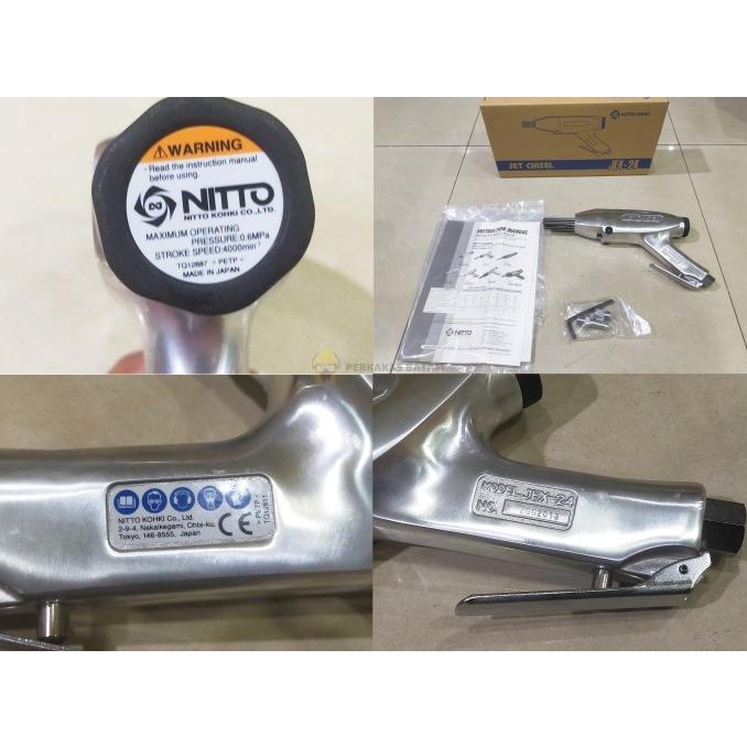 Jual ern Jet Chisel JEx-24 Jet Chisel Nitto Kohki Jex-24 Original Needle Scaler | Shopee Indonesia