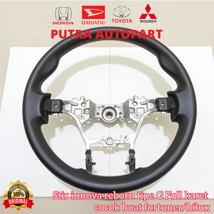 Jual Stir Setir Innova Reborn Fortuner Vrz Hilux Revo Full Karet ...