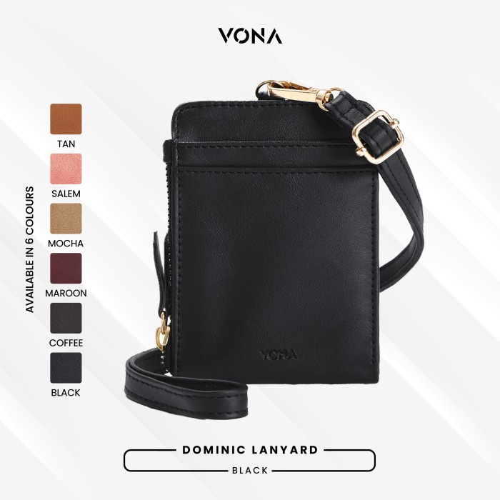 Jual VONA Dominic Card Holder - Wallet Dompet Kartu ID Lanyard Pria ...
