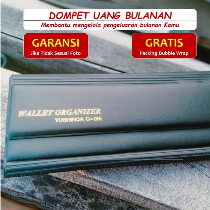 Jual Dompet Tempat Uang Kertas Harian Anggaran Bulanan 100% ORIGINAL ...
