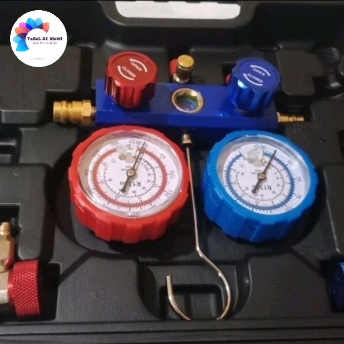 Jual Cod Testing Manifold Meteran Ac Mobil - Satu Set Selang Manipol Ac ...