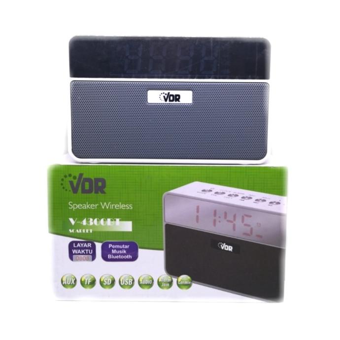 Jual SPEAKER BLUETOOTH VDR SCARLET JAM ALARM DIGITAL DISPLAY | Shopee ...